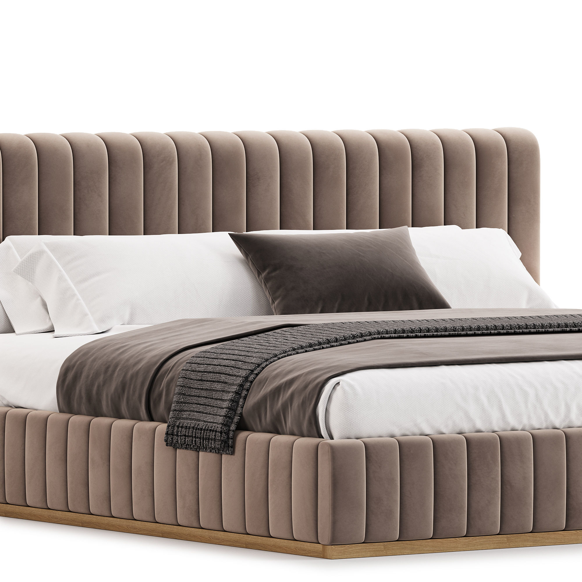 FORTE WHIT BED 3D model | CGTrader
