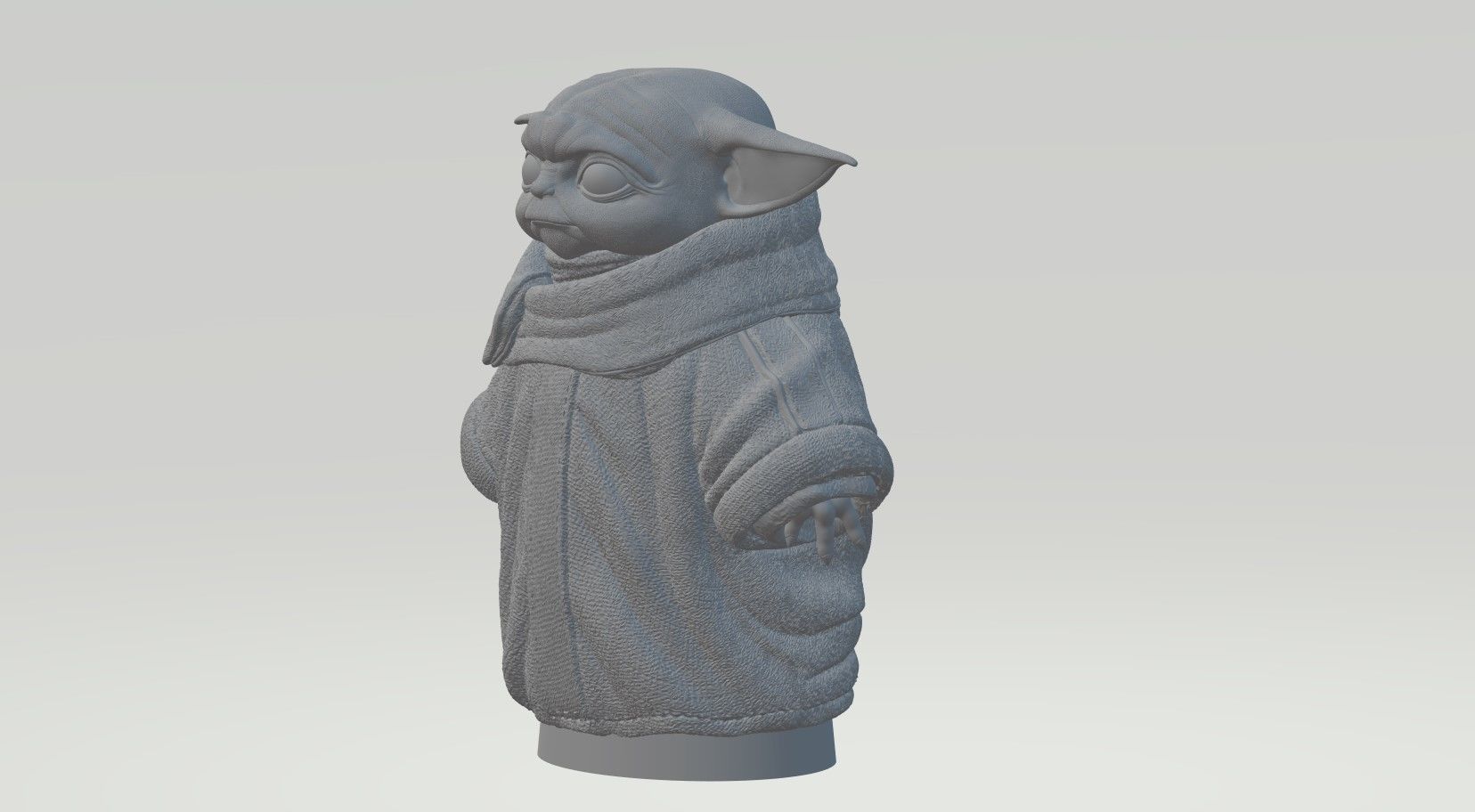 statue Grogu 3D model 3D printable | CGTrader
