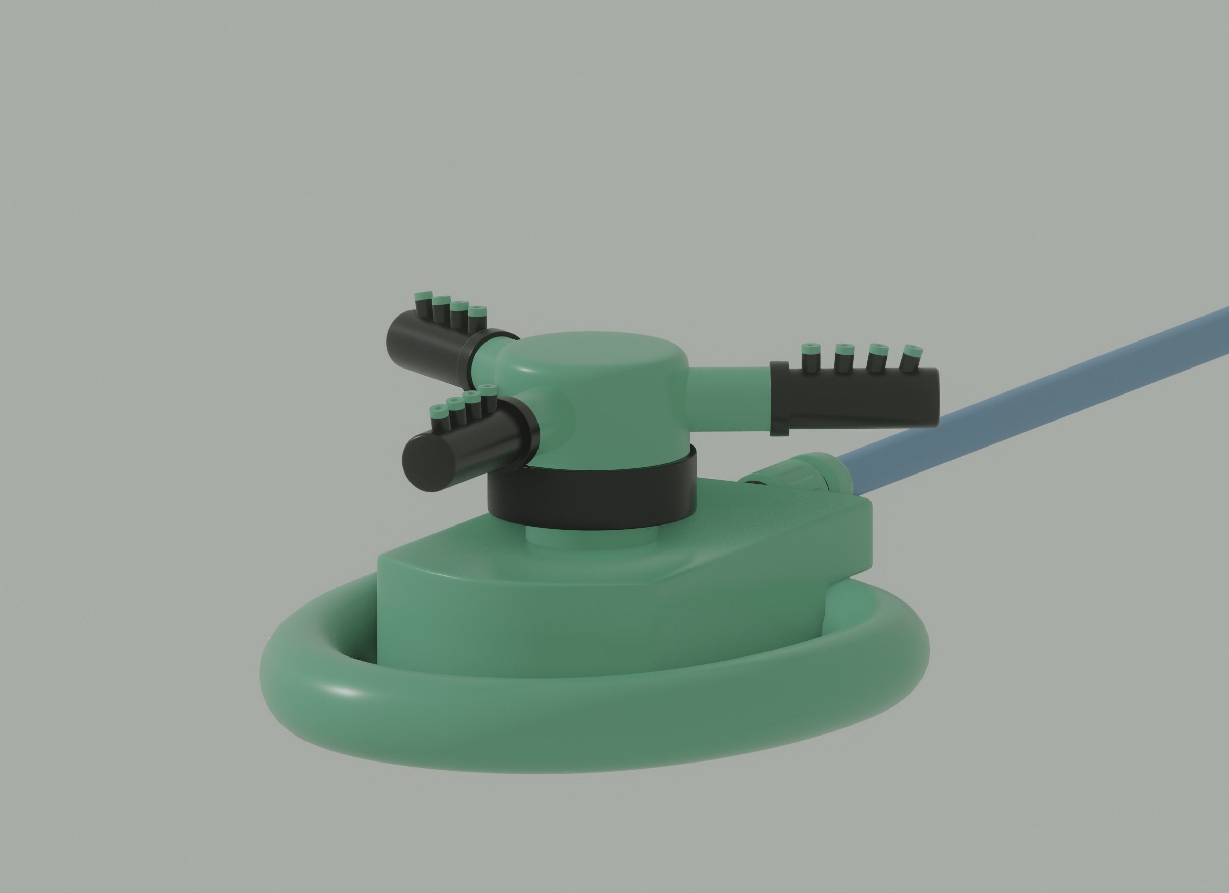 Water Sprinkler 3D model rigged | CGTrader