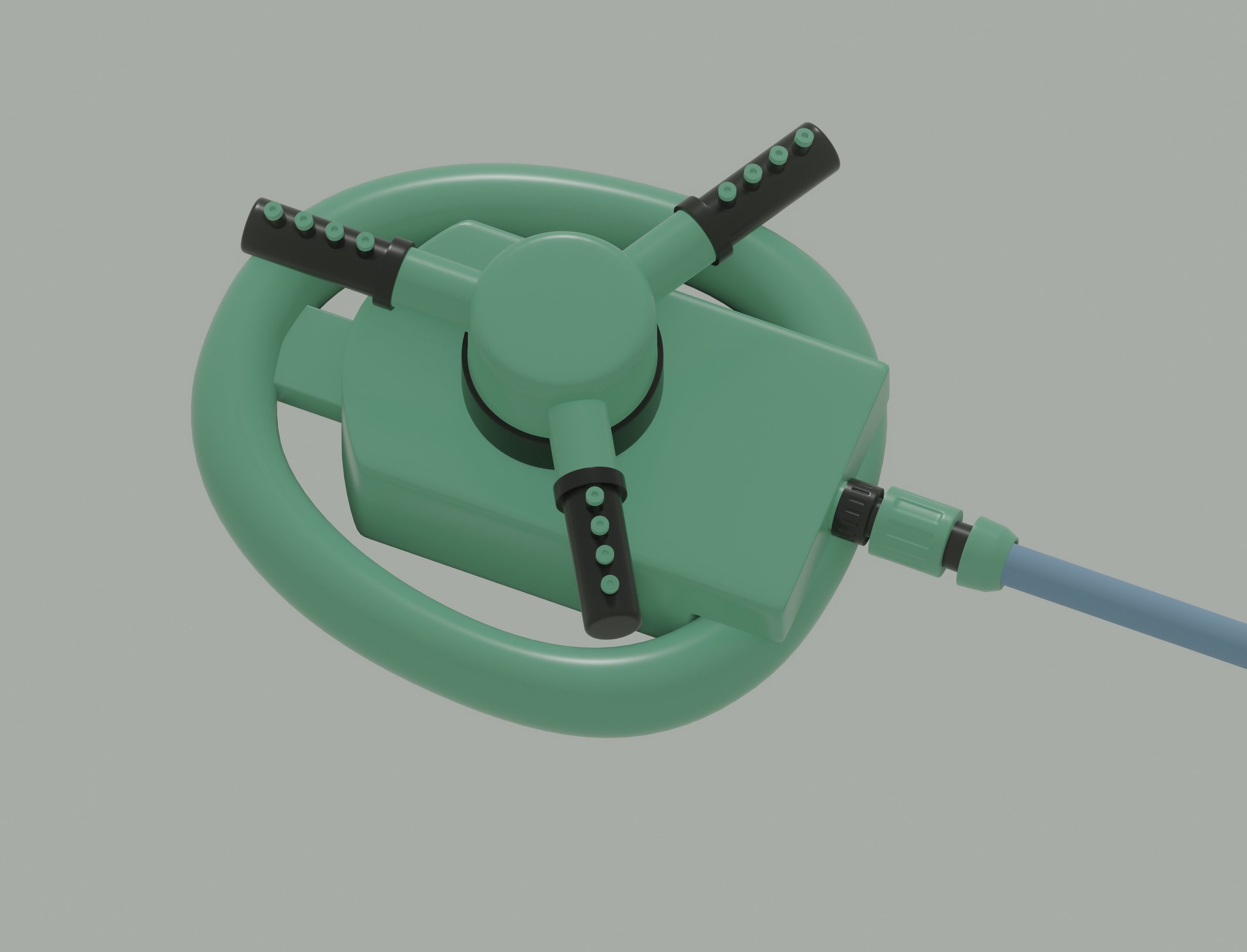 Water Sprinkler 3D model rigged | CGTrader