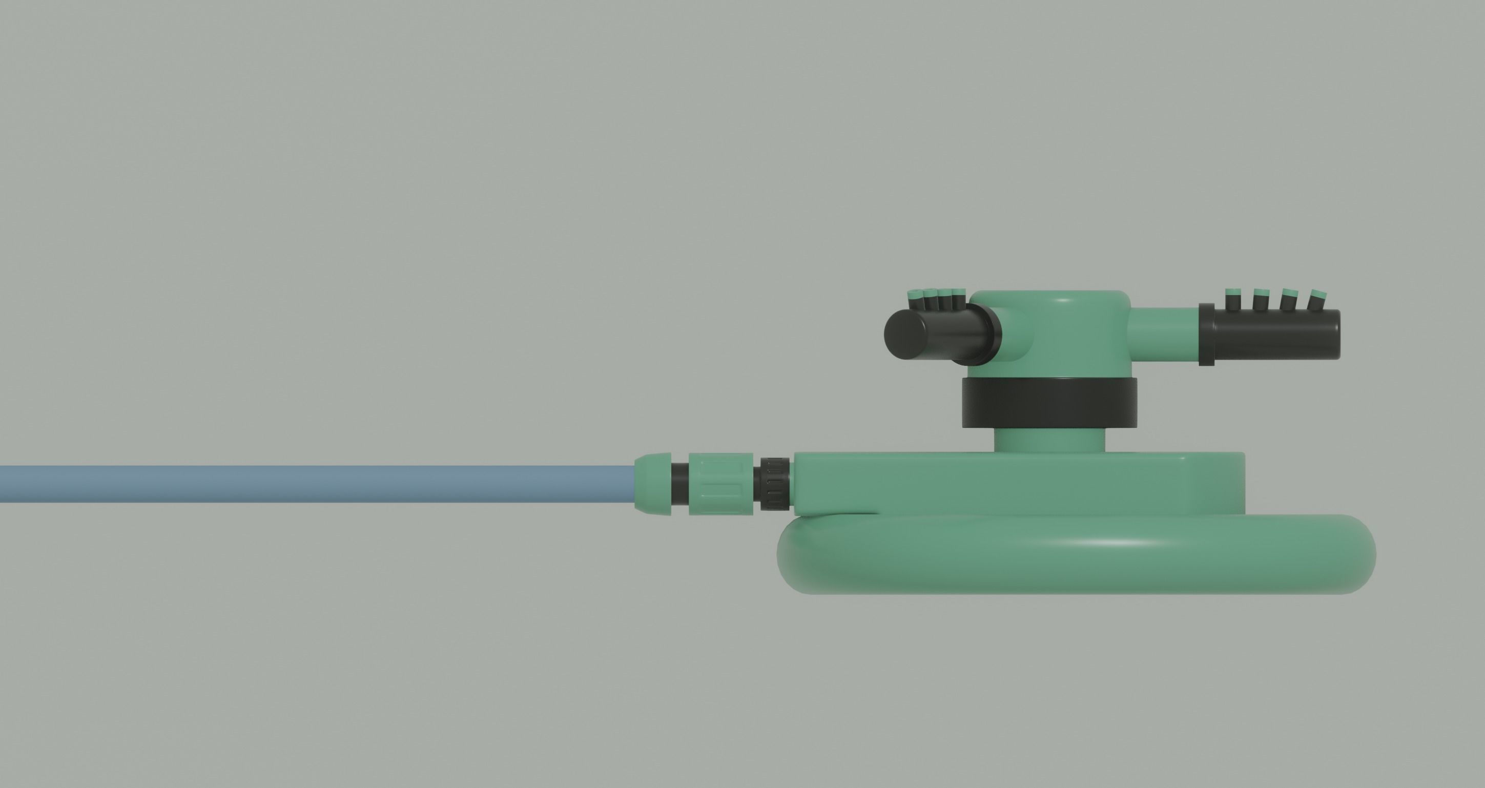 Water Sprinkler 3D model rigged | CGTrader
