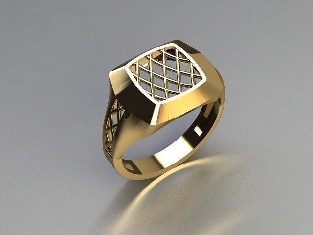 men ring 3D model 3D printable | CGTrader