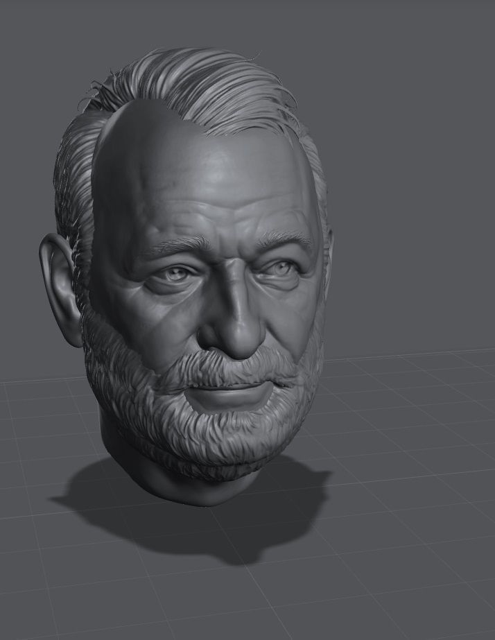 Head Bill Murray 3D model 3D printable | CGTrader