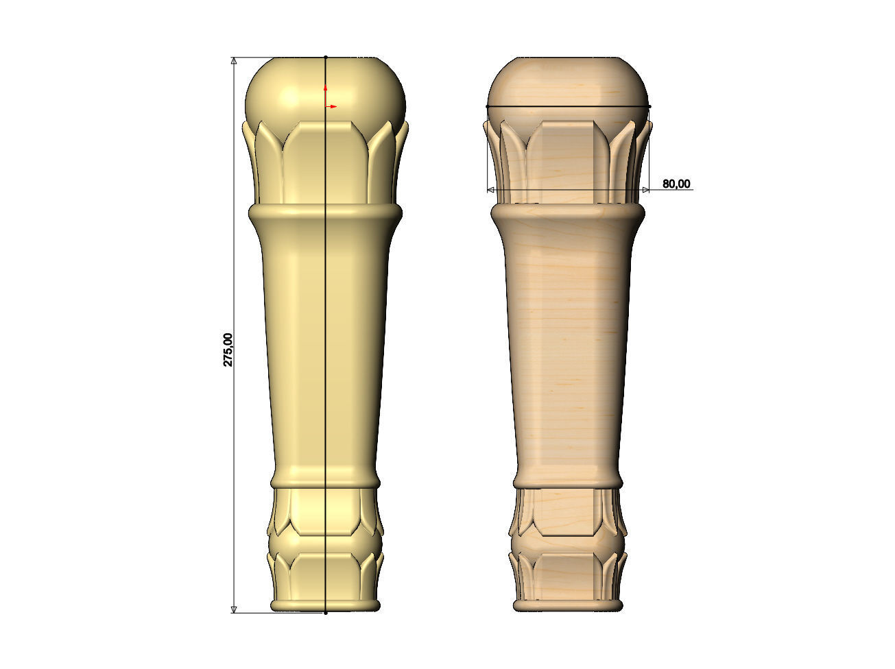 Square lotus flower bead leg relief 3D model 3D printable | CGTrader