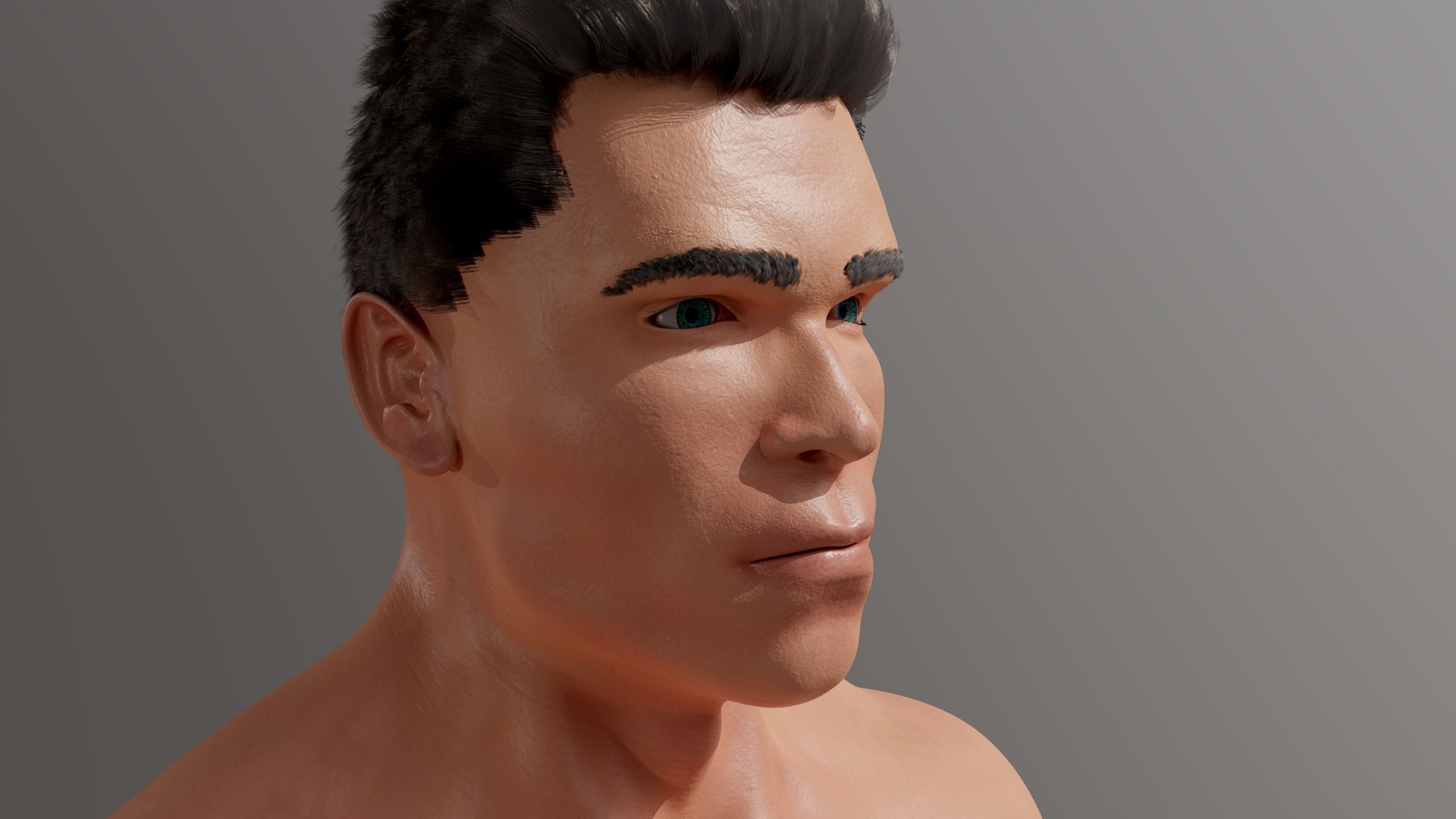 3D model Arnold Schwarzenegger Terminator 3D Model VR / AR / low-poly ...