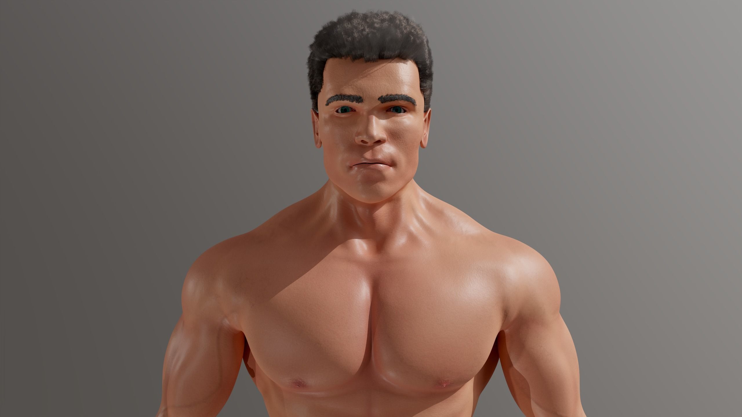 3D model Arnold Schwarzenegger Terminator 3D Model VR / AR / low-poly ...