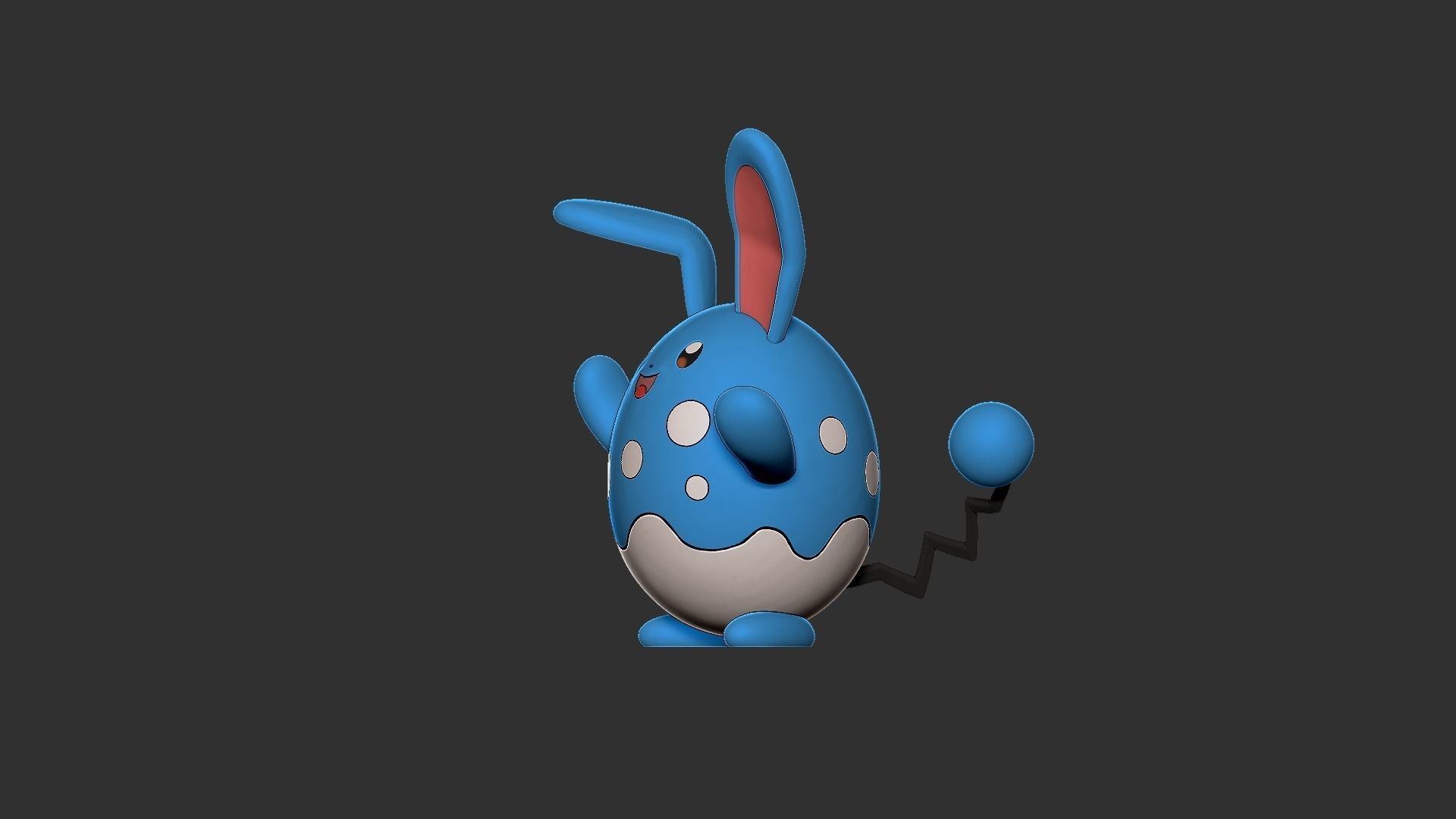 pokemon azumarill 3D model 3D printable | CGTrader