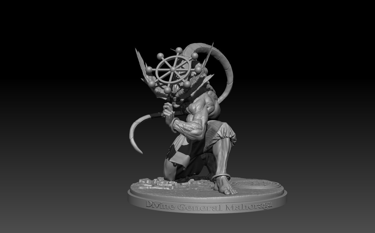 Divine general Mahoraga 3D model 3D printable | CGTrader
