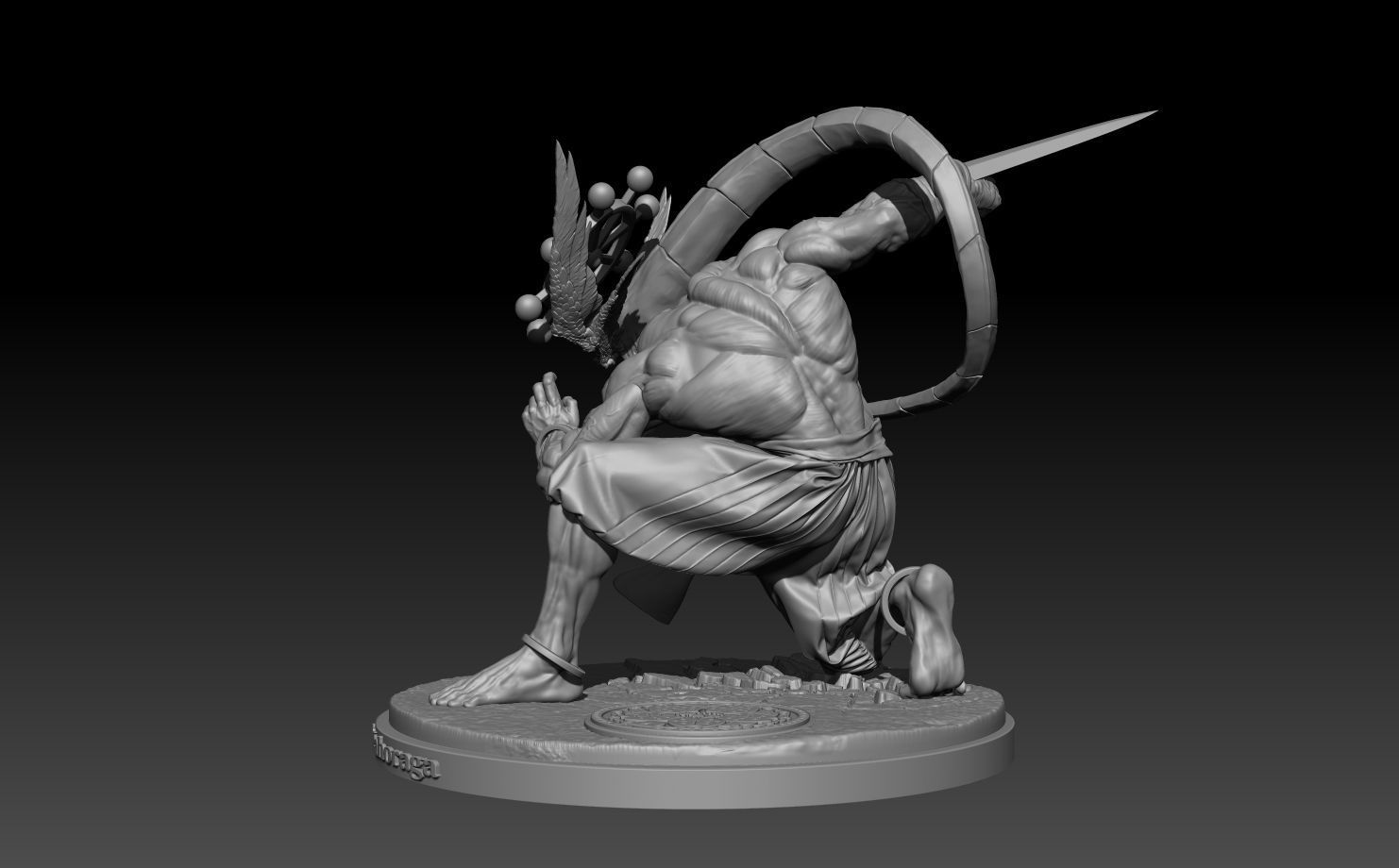 Divine general Mahoraga 3D model 3D printable | CGTrader