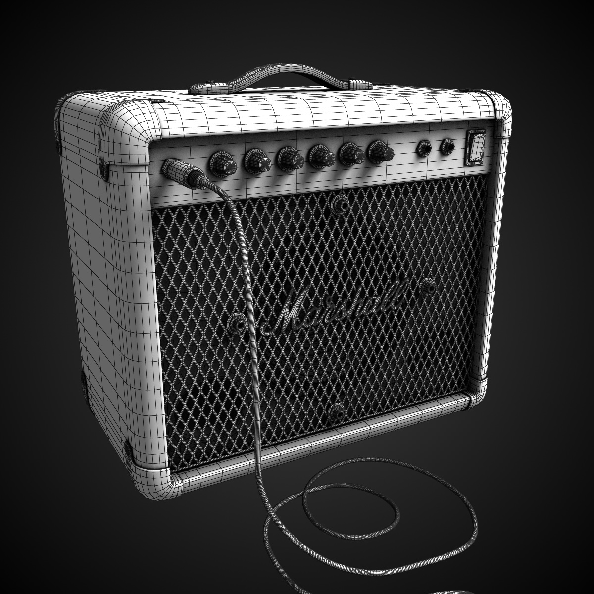 Guitar Amplifier 3D model | CGTrader