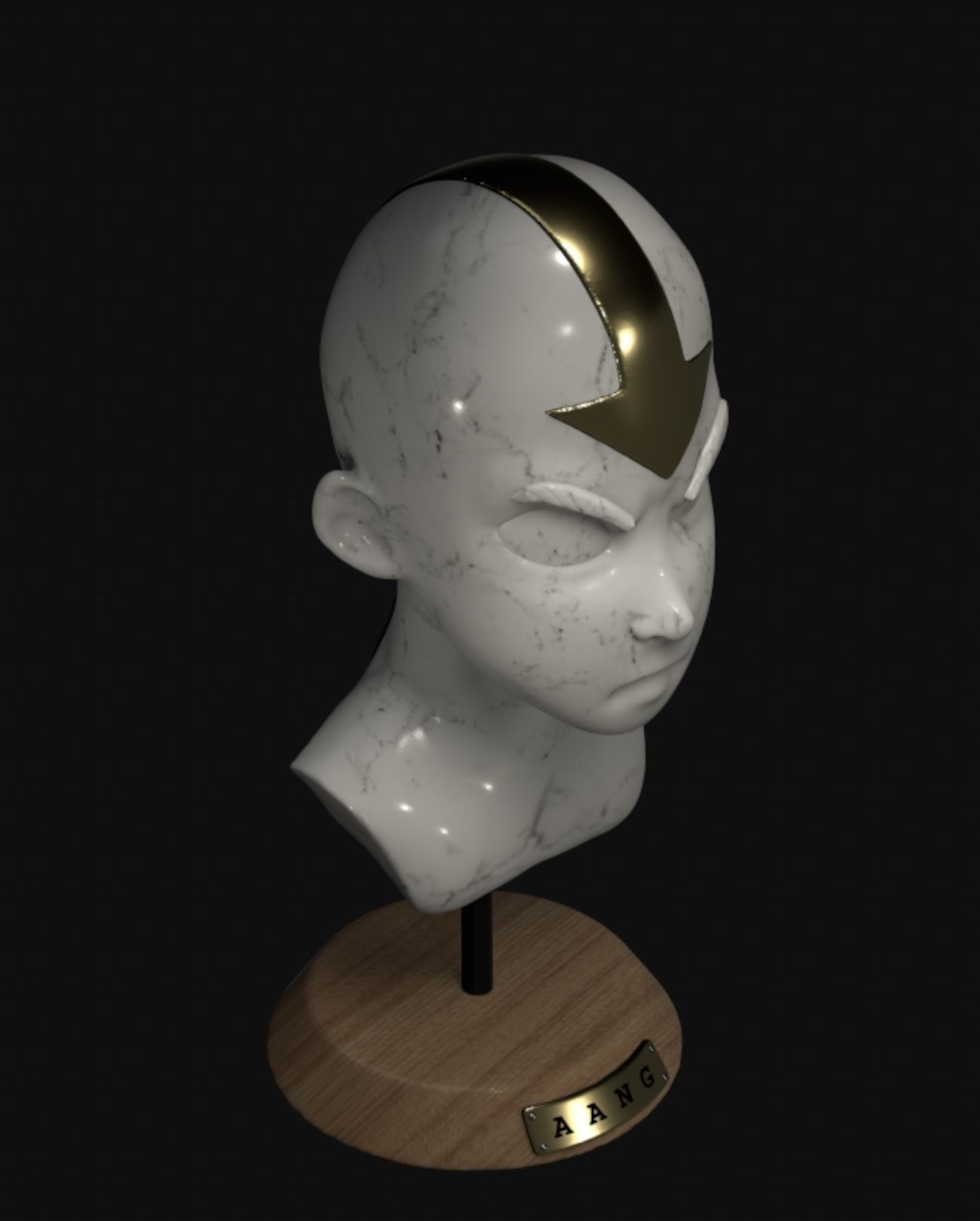 Aang - Avatar the last airbender free 3D model 3D printable | CGTrader