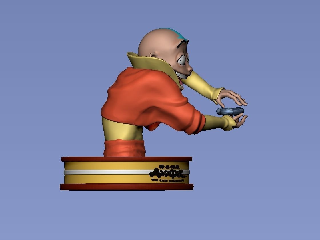 Avatar Aang 3D model 3D printable | CGTrader
