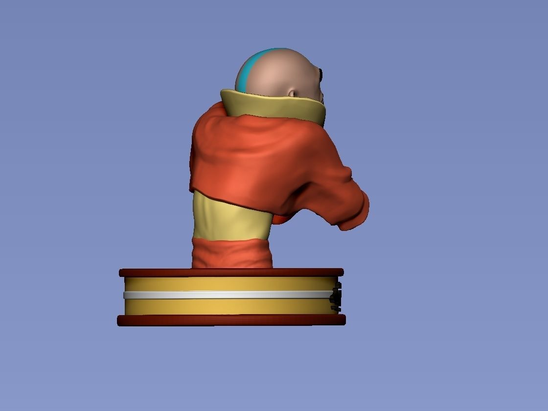 Avatar Aang 3D model 3D printable | CGTrader