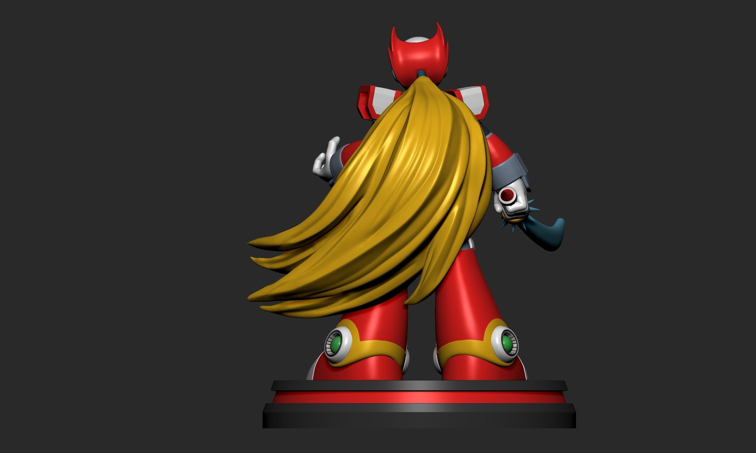 Megaman Zero 3d Model 3d Printable Cgtrader