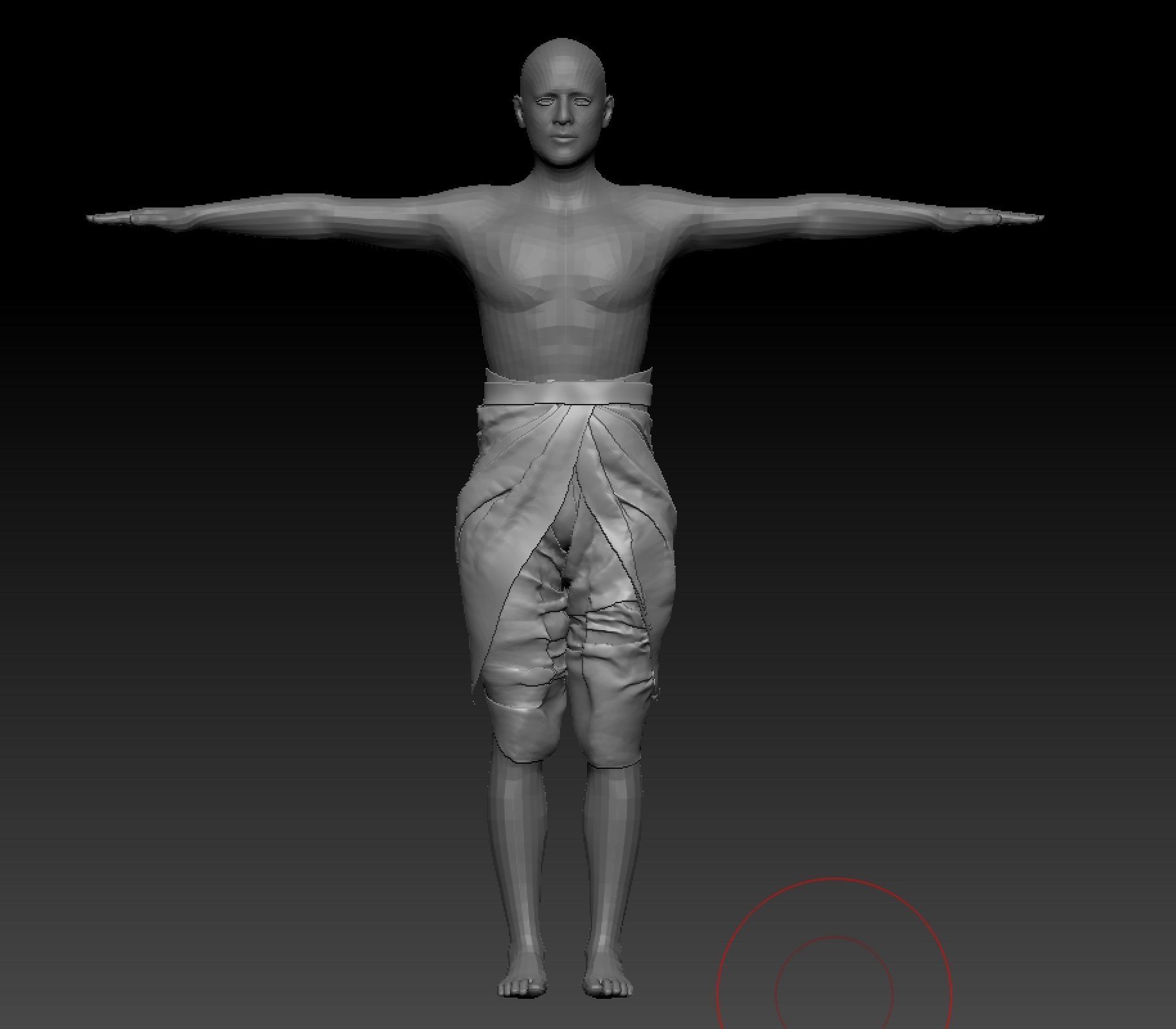 3D model Dhoti Indian Cloth VR / AR / low-poly | CGTrader