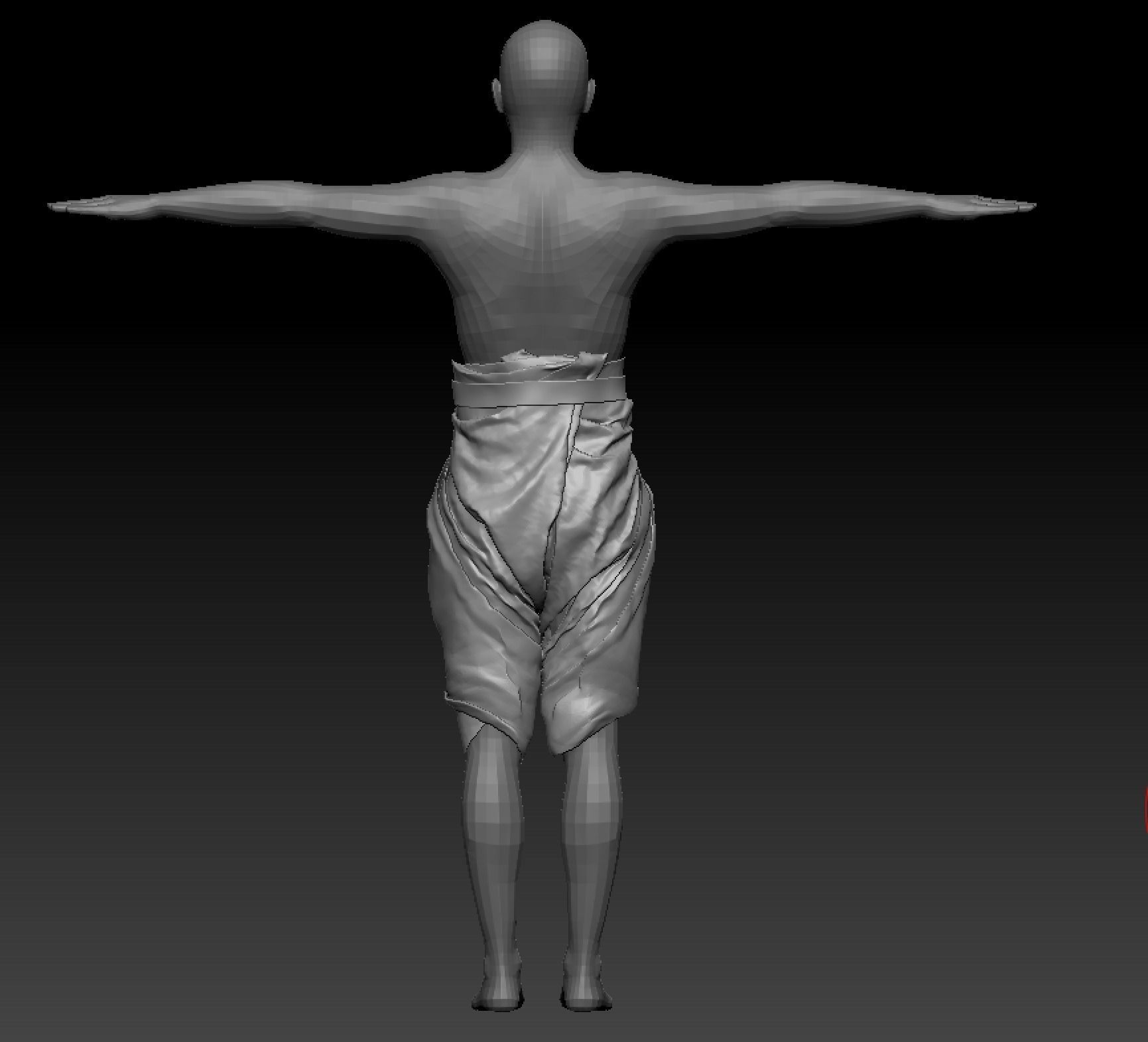 3D model Dhoti Indian Cloth VR / AR / low-poly | CGTrader