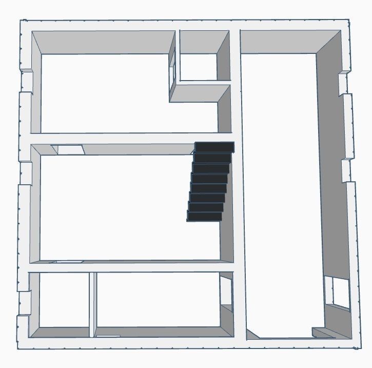Contemporary Brick House 1-64 S Scale 3D model 3D printable | CGTrader