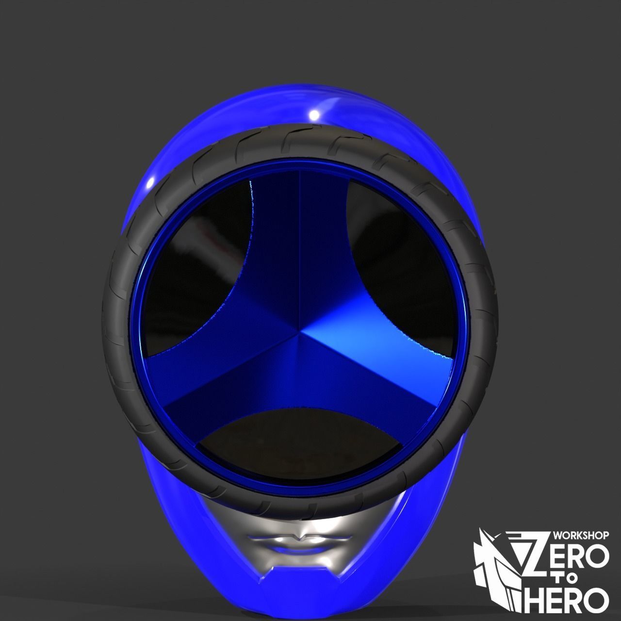 Super sentai Boonboomger Blue Ranger Helmet 3D model 3D printable ...