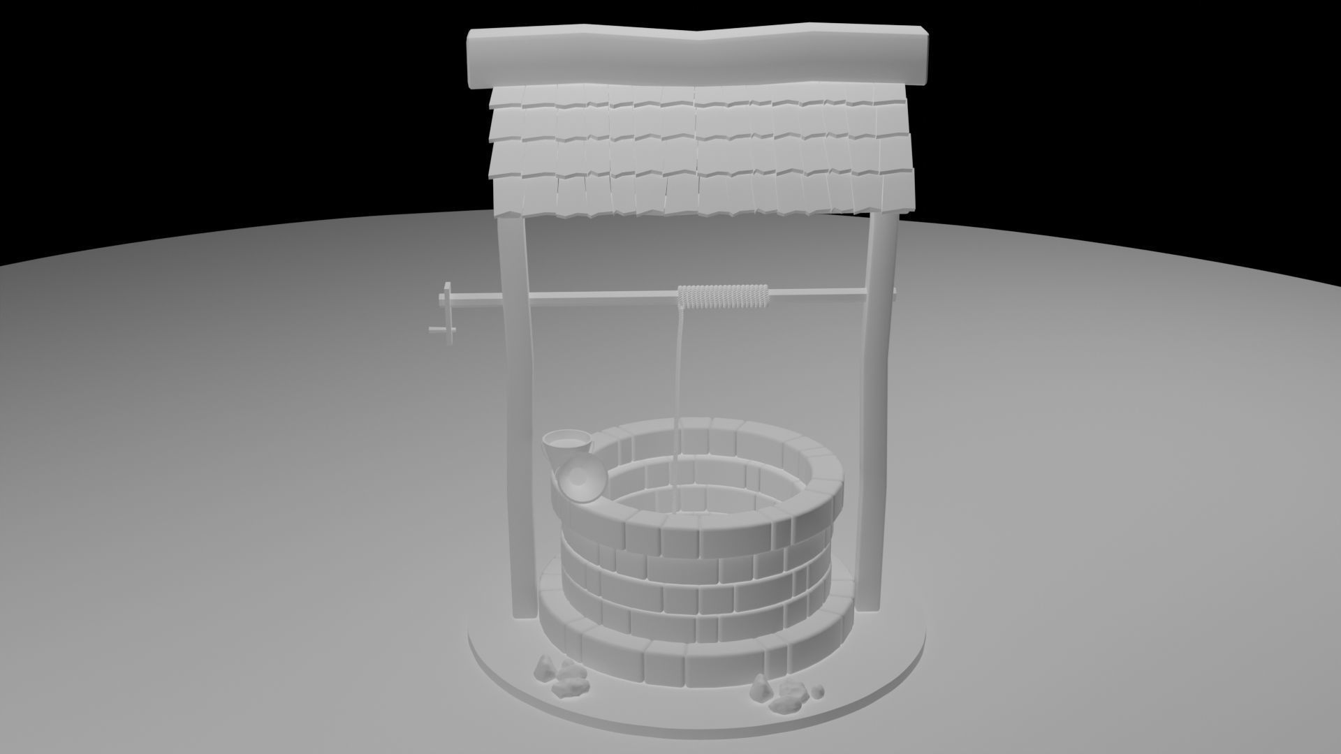 Water Well free 3D model | CGTrader