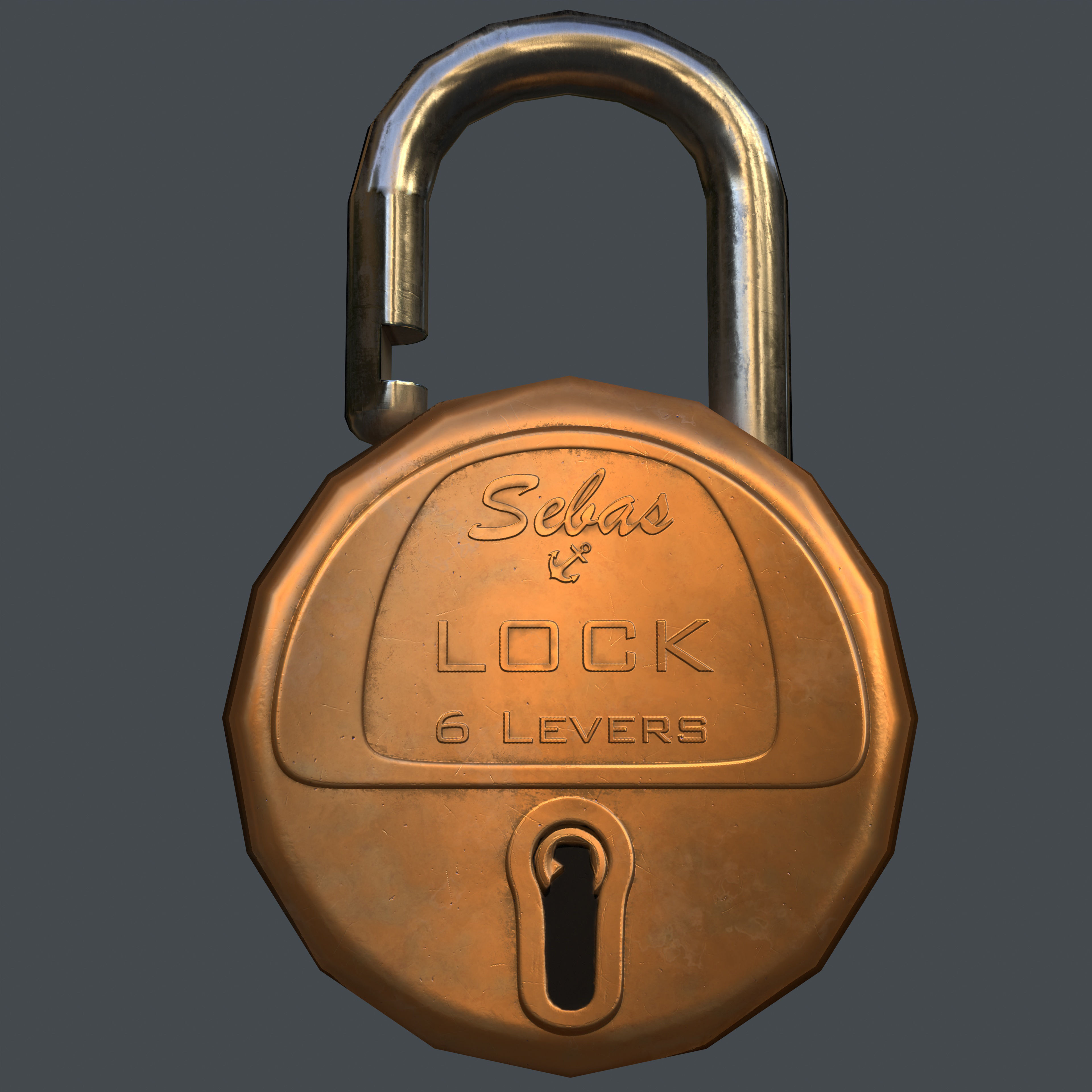 3D model Realistic Lock - PBR VR / AR / low-poly | CGTrader