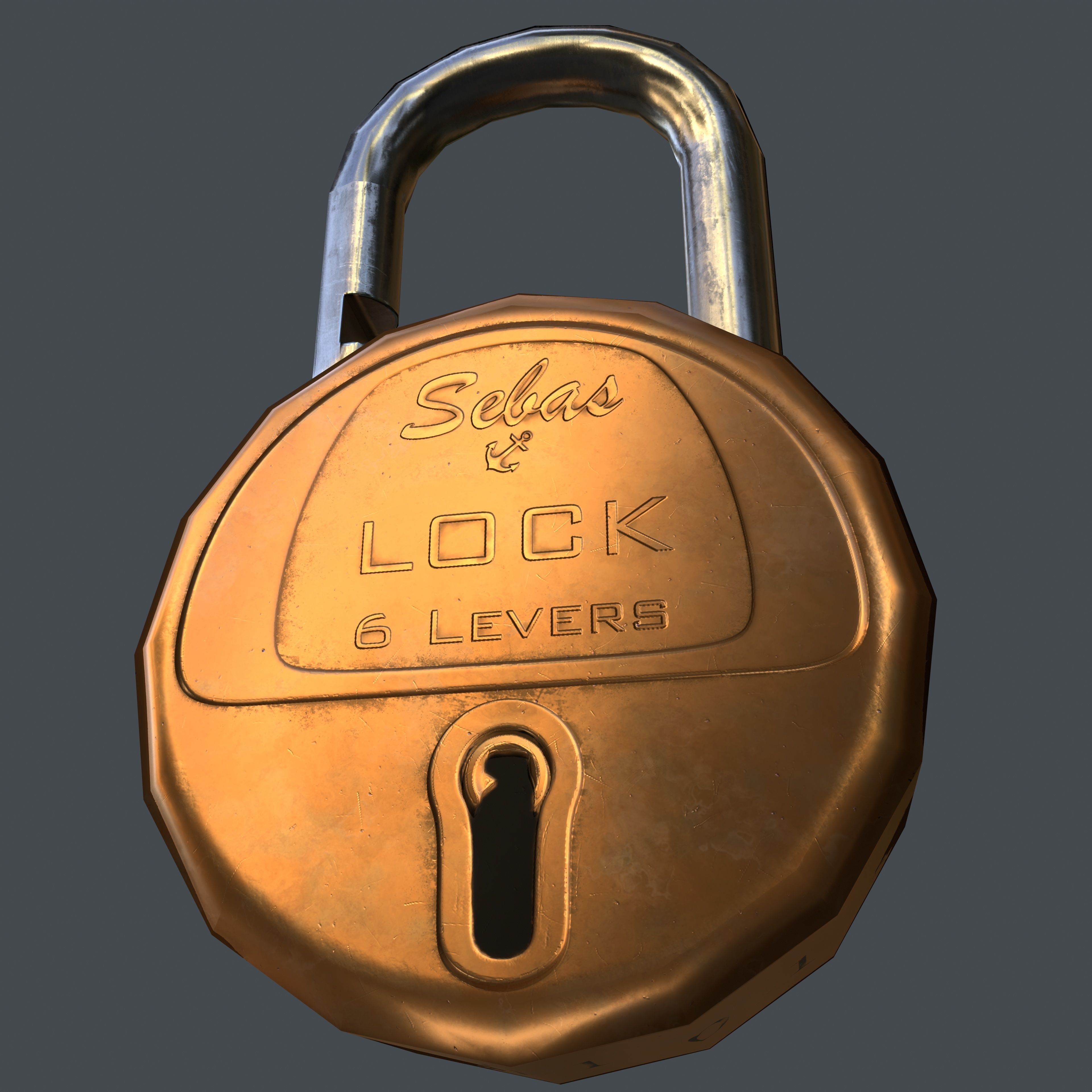 3D model Realistic Lock - PBR VR / AR / low-poly | CGTrader