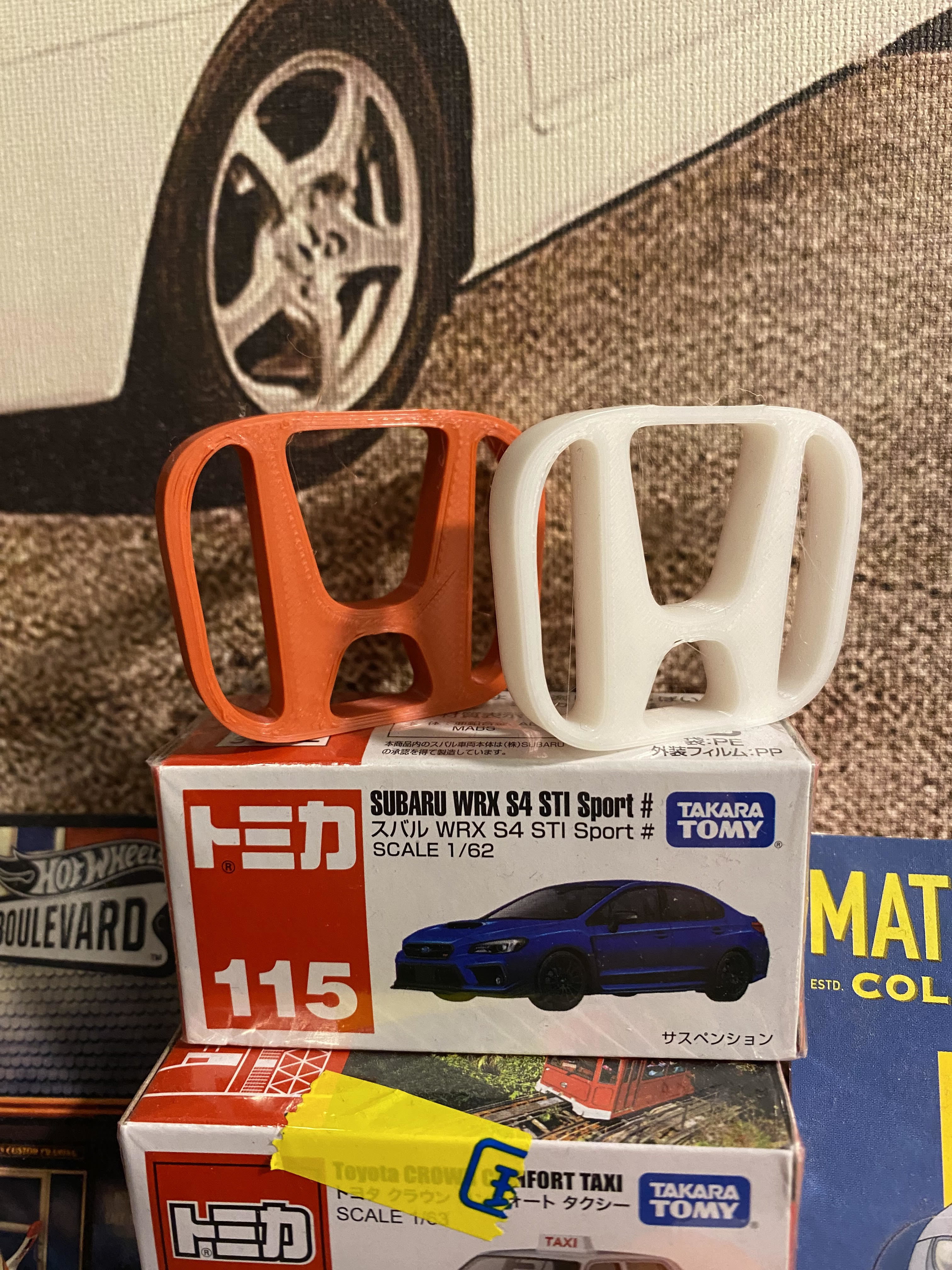 3D Printable Hondo Logo Keychain STL File Download 3D model 3D ...