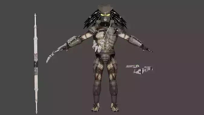 Predator 3D model rigged | CGTrader