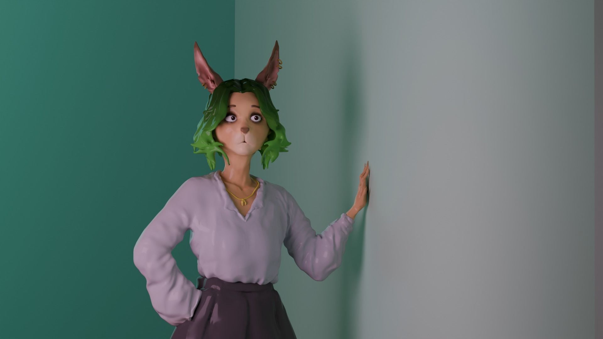 bunny furry 3D model 3D printable | CGTrader