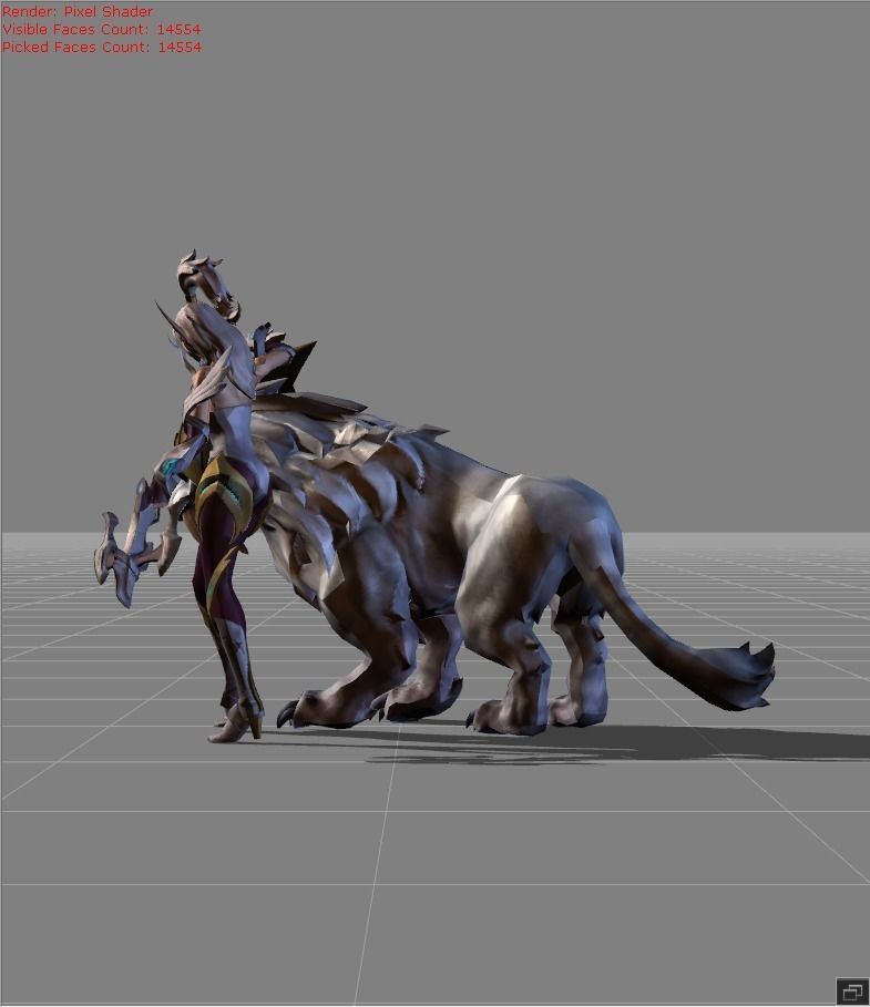3D model Irithel Silver Cyclone VR / AR / low-poly | CGTrader