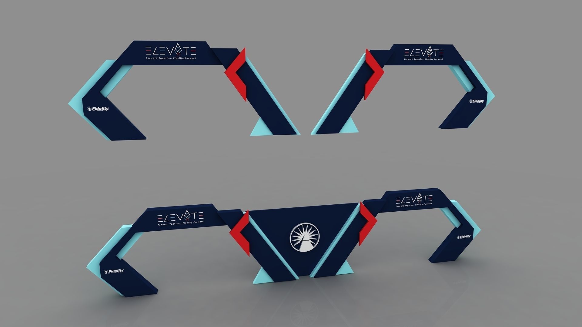 ENTRY ARCH GATE 3D model | CGTrader