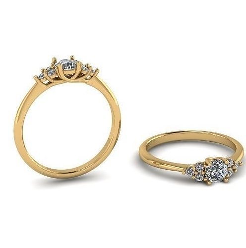 Soliter ring N01838 3D model 3D printable | CGTrader