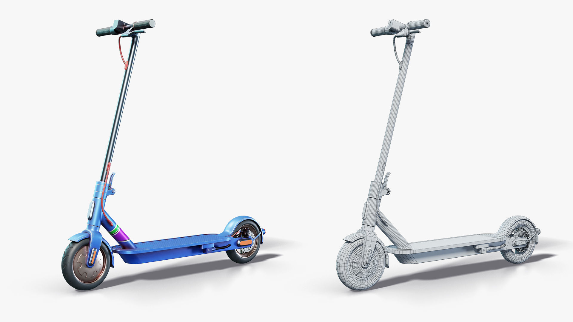 3D model Kick Scooter VR / AR / low-poly | CGTrader