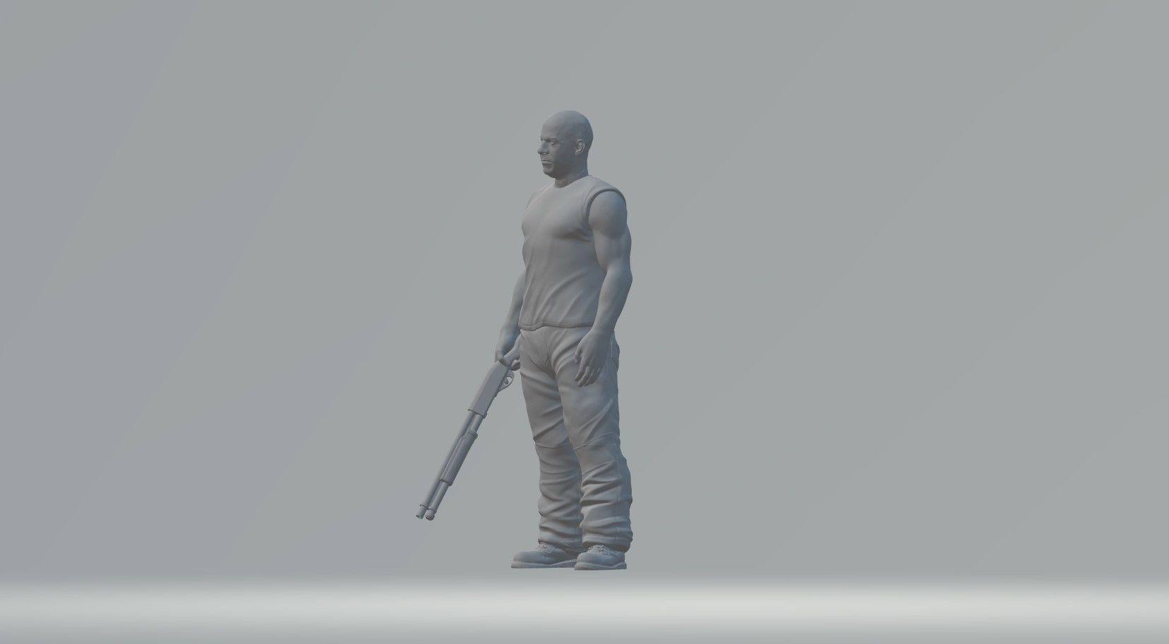 Dominic Toretto Vin Diesel Fast and Furious 3D model 3D printable ...