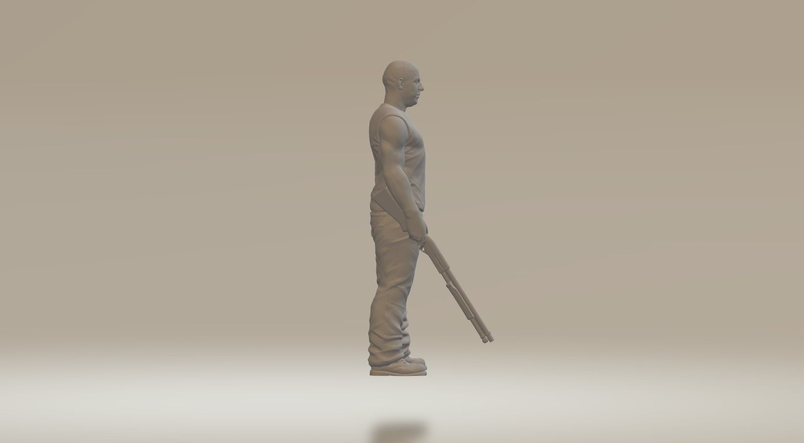 Dominic Toretto Vin Diesel Fast and Furious 3D model 3D printable ...