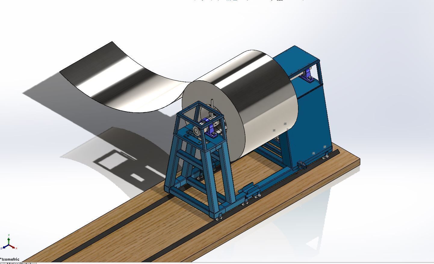 Sheet Metal Decoiler 3D model | CGTrader