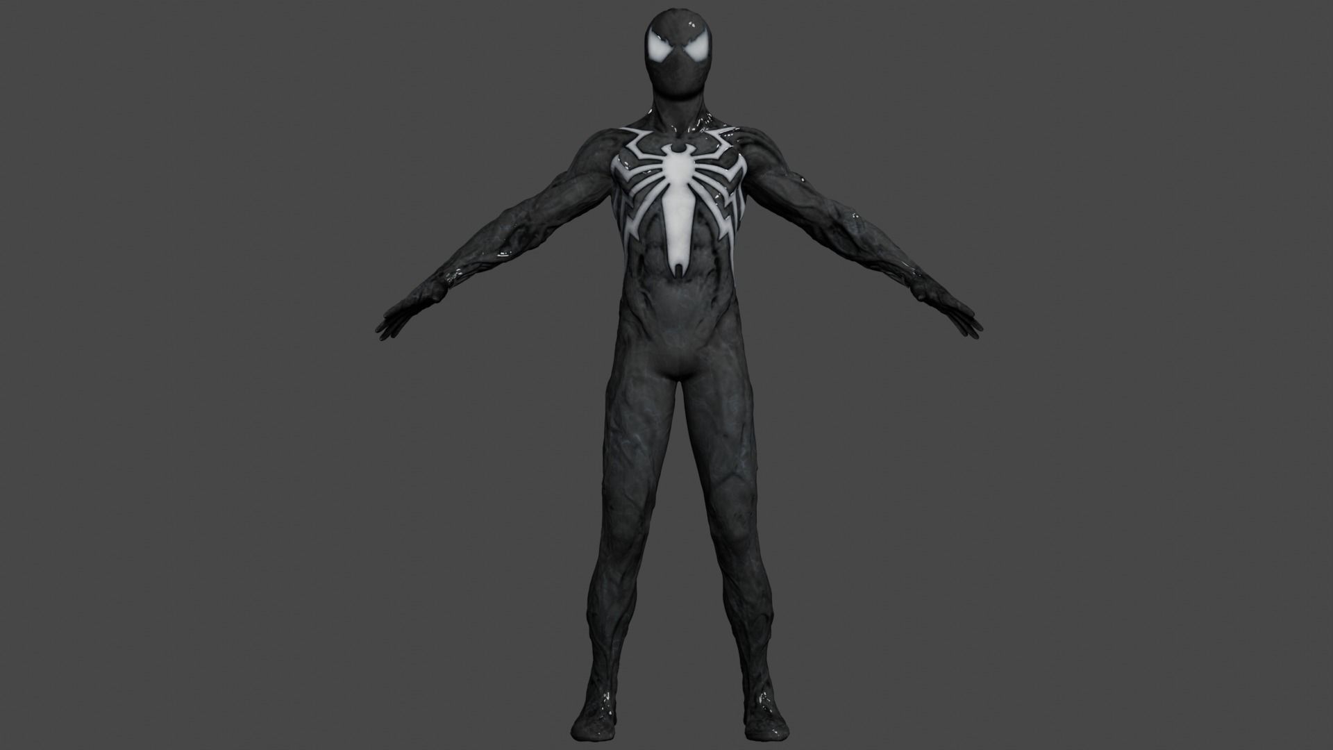 Spider-Man Symbiote 3d Model 3D model rigged | CGTrader