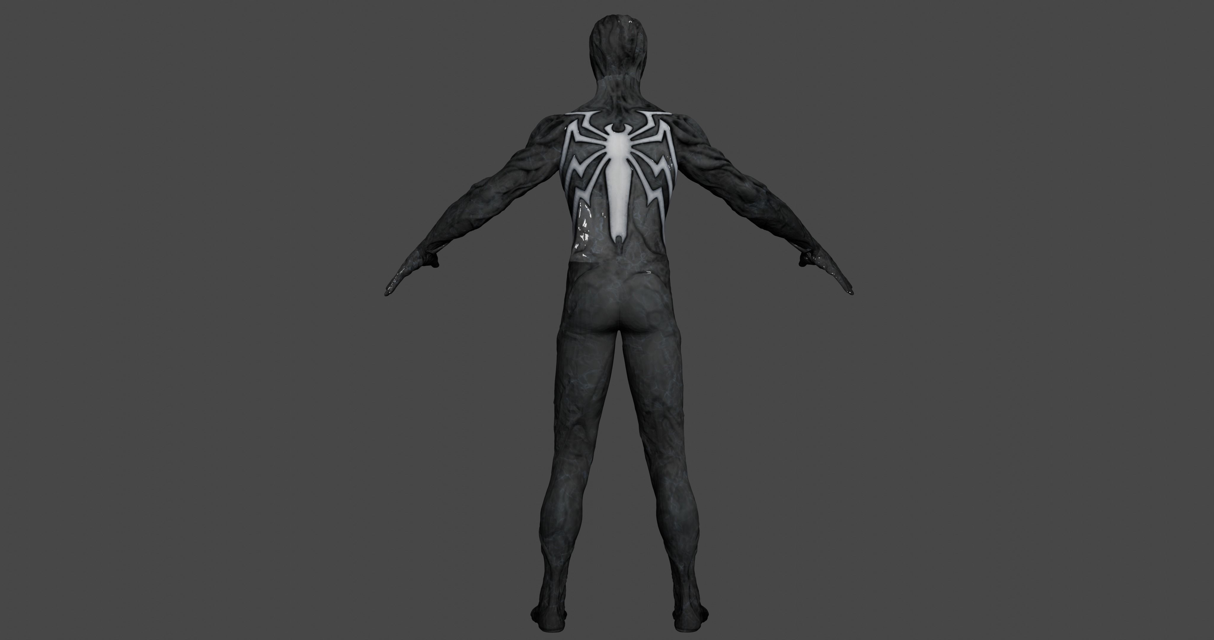 Spider-Man Symbiote 3d Model 3D model rigged | CGTrader