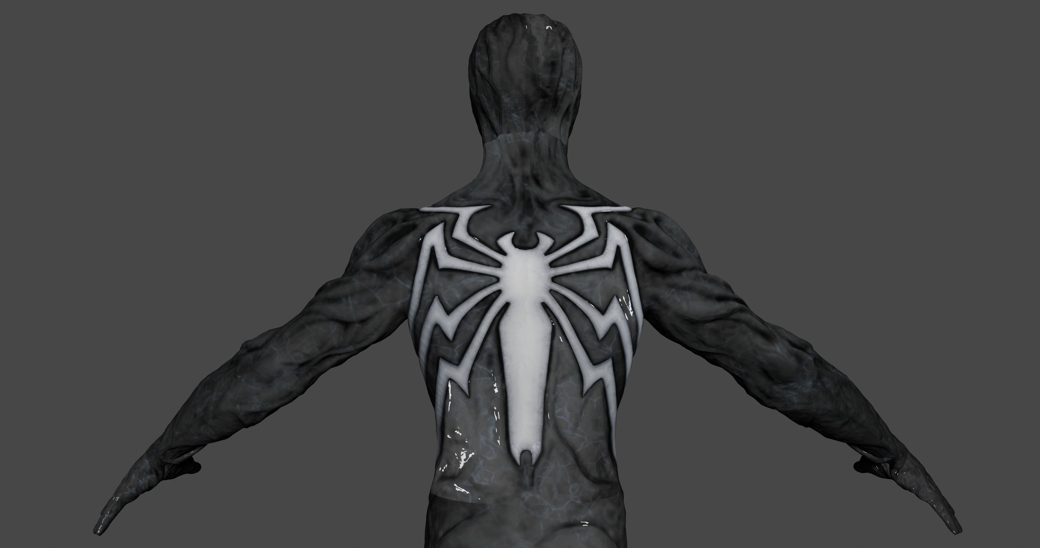 Spider-Man Symbiote 3d Model 3D model rigged | CGTrader
