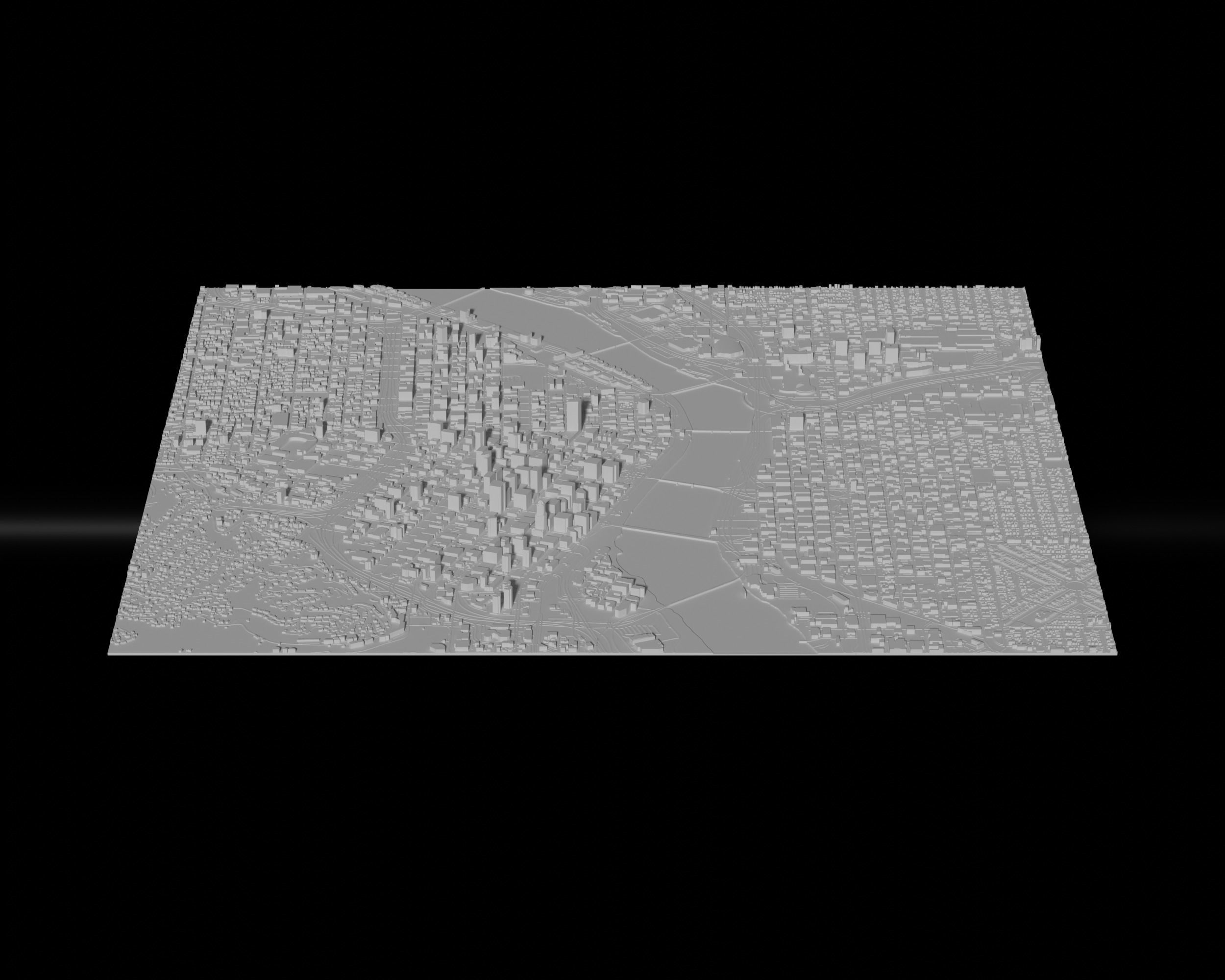 Portland 3D Printing stl file 3D Model of Portland 3D model 3D ...