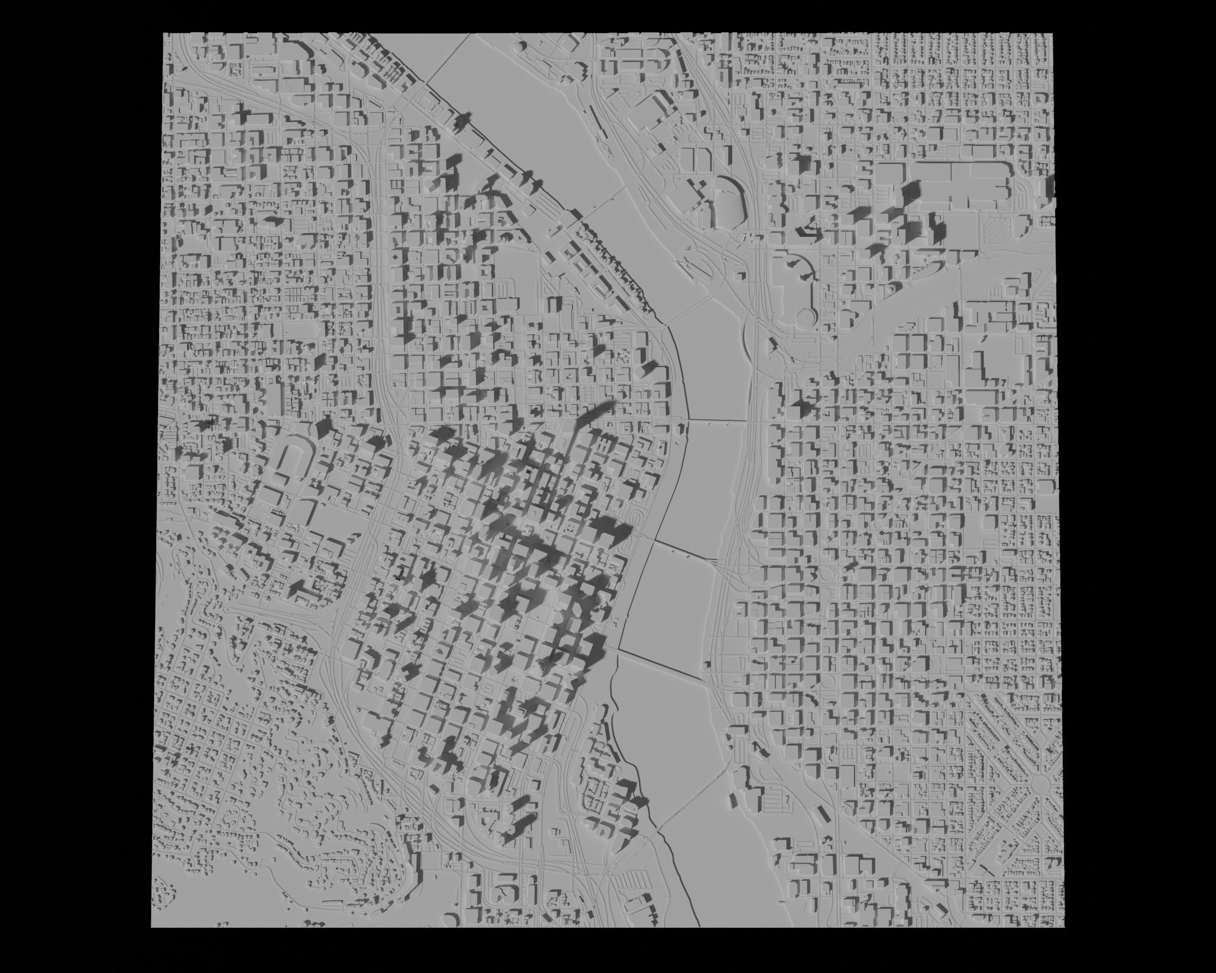 Portland 3D Printing stl file 3D Model of Portland 3D model 3D ...