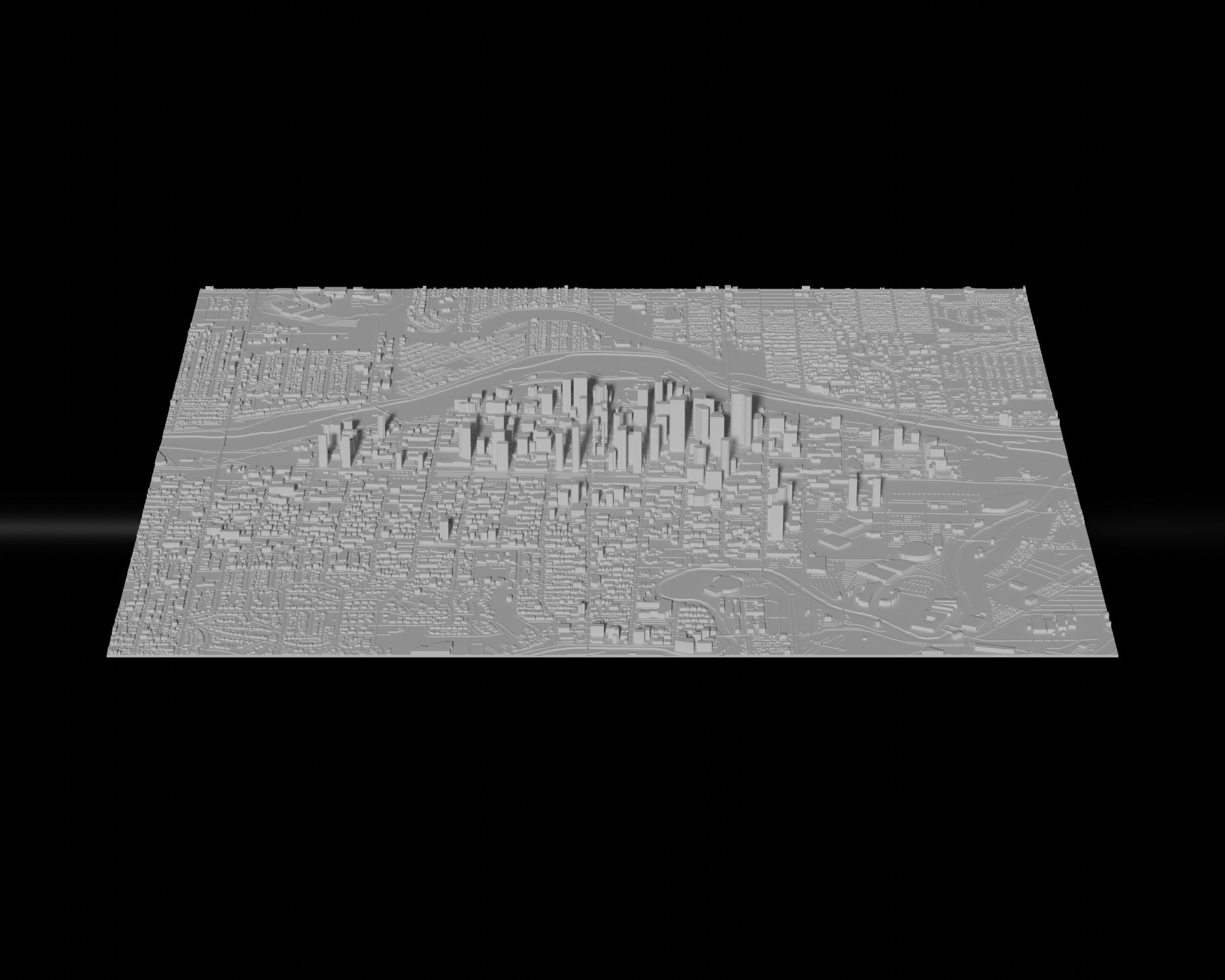 Calgary 3D Printing stl file 3D Model of Calgary 3D model 3D printable ...