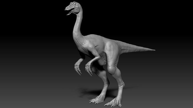 Gallimimus Sculpt Project 3D model | CGTrader