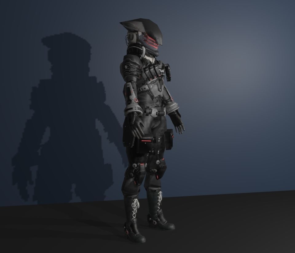 9s rogue 3D model animated rigged | CGTrader