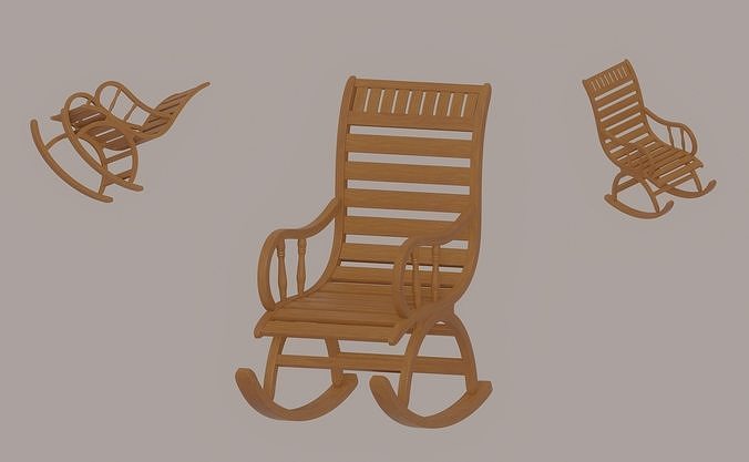 Rocking Chair 3D model | CGTrader