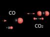 Carbon dioxide and carbon monoxide 3D molecular models free VR / AR ...