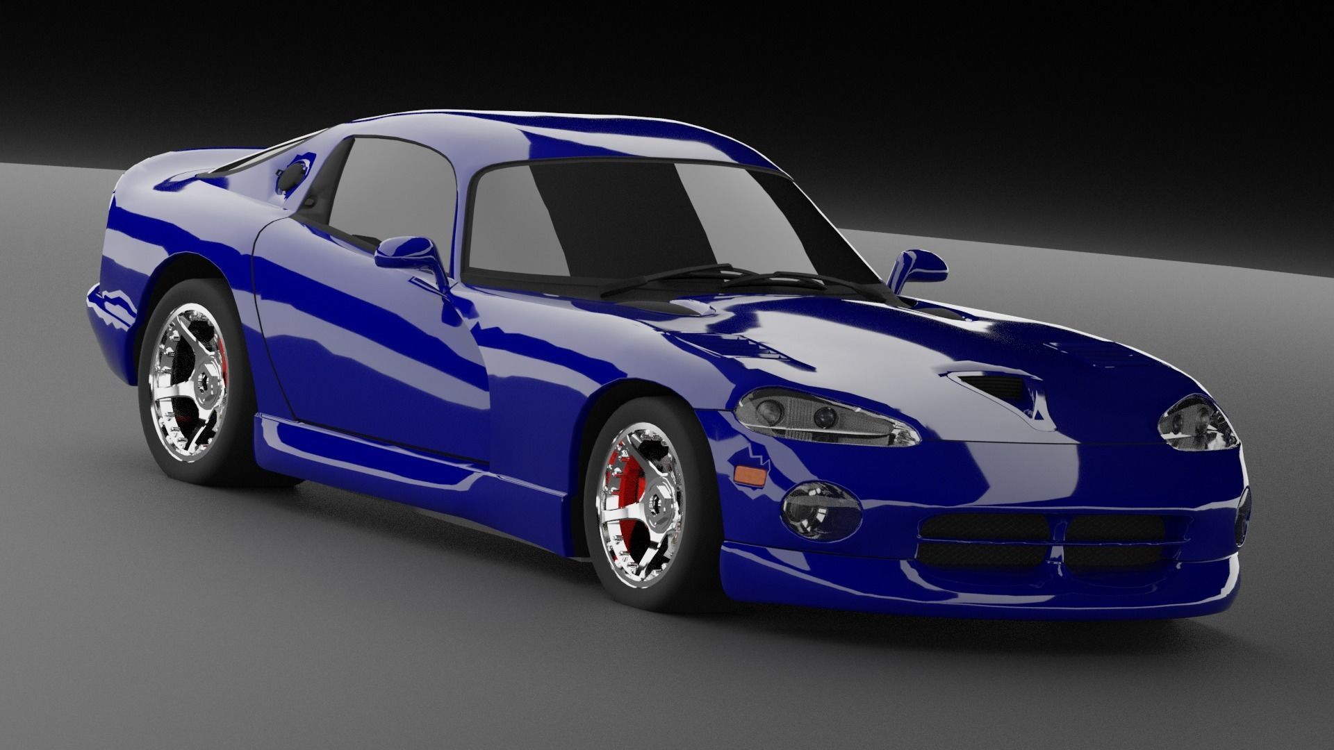 3D model Dodge Viper PBR 3d Model VR / AR / low-poly | CGTrader