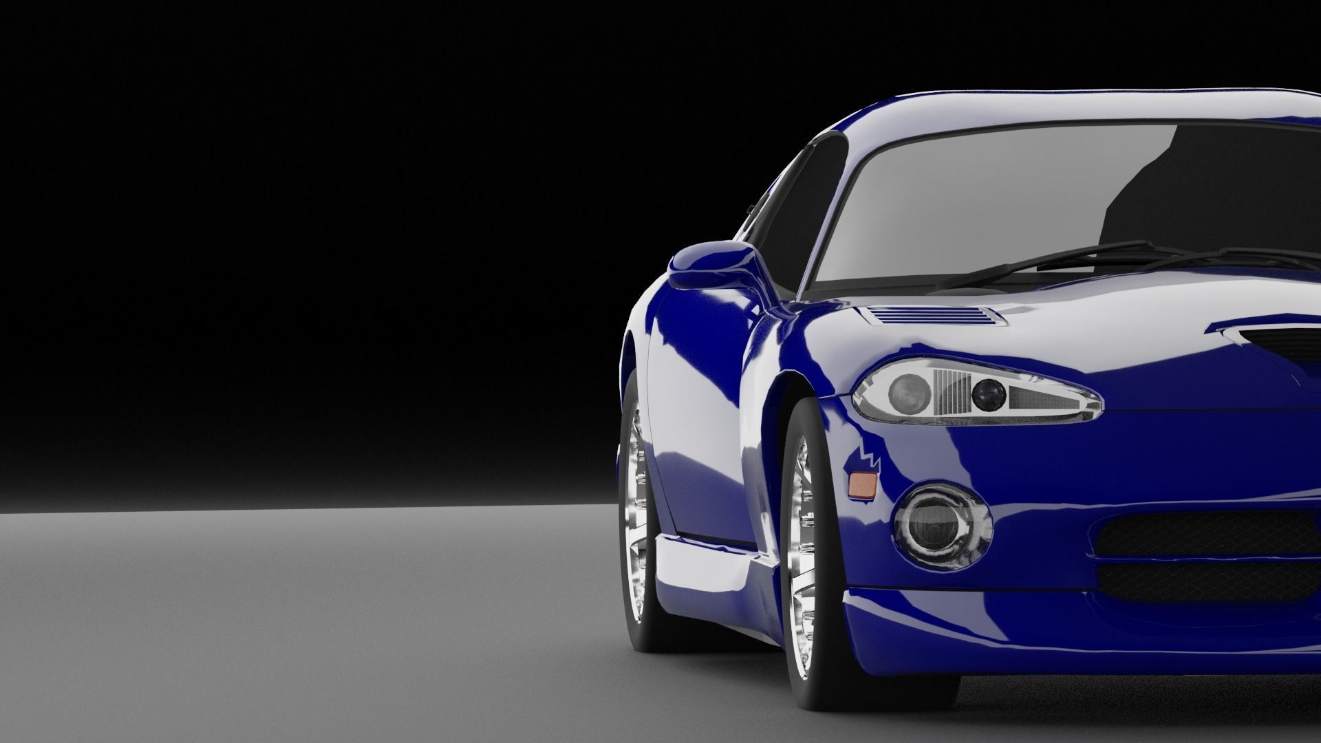 3D model Dodge Viper PBR 3d Model VR / AR / low-poly | CGTrader