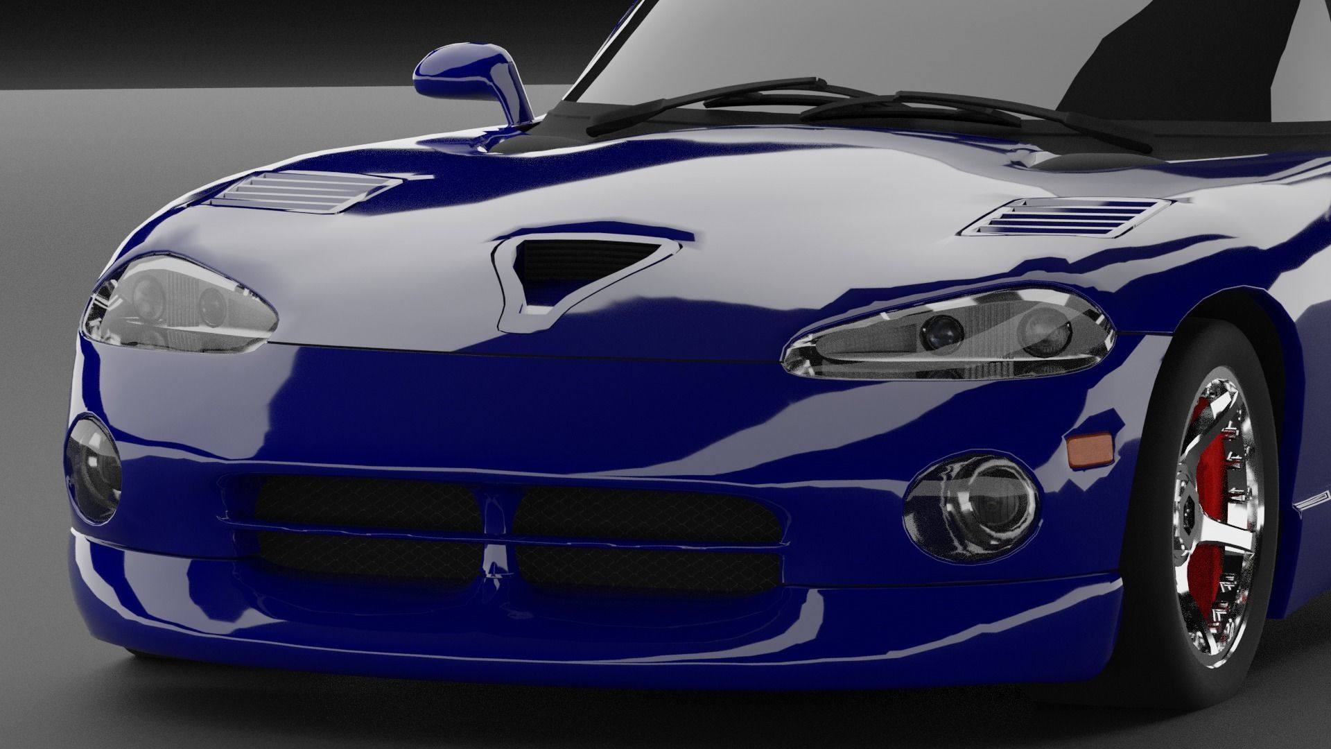 3D model Dodge Viper PBR 3d Model VR / AR / low-poly | CGTrader