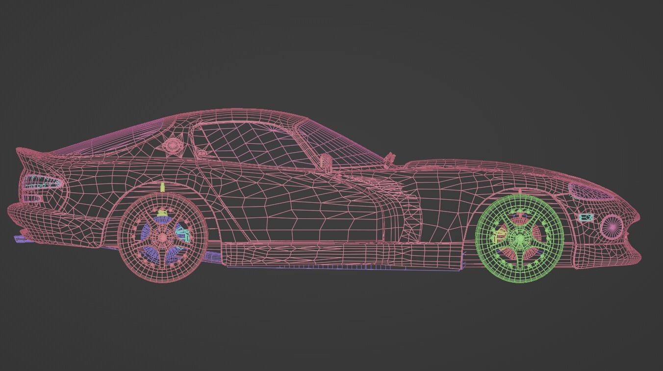 3D model Dodge Viper PBR 3d Model VR / AR / low-poly | CGTrader