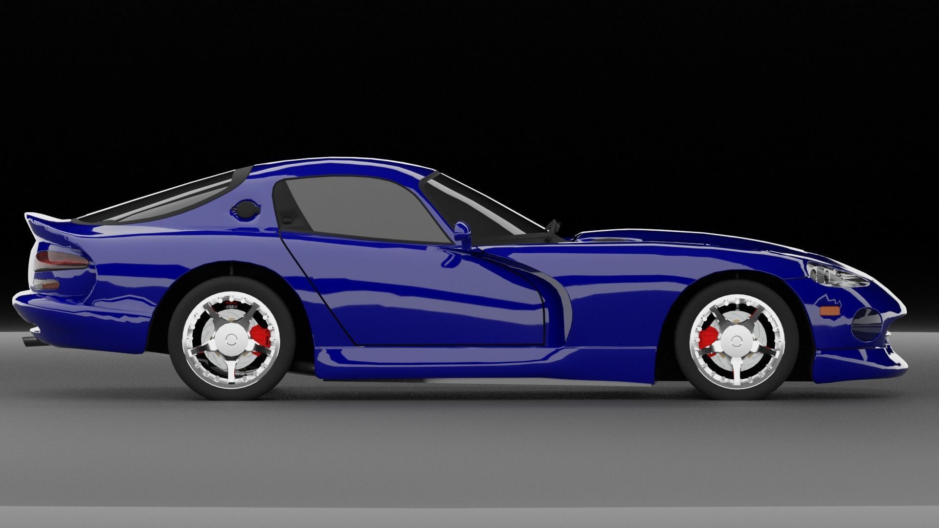 3D model Dodge Viper PBR 3d Model VR / AR / low-poly | CGTrader